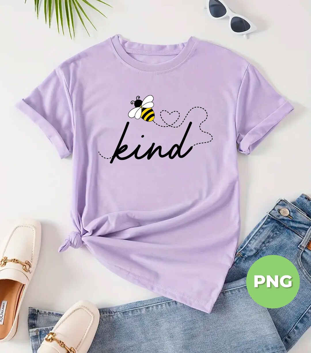 Bee Kind PNG, Cute Bumblebee Teacher Gift Sublimation Design, Positive ...