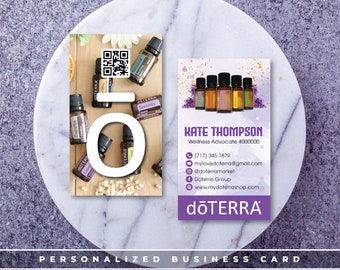 Doterra Business Cards Custom Doterra Business Card Modern - Etsy Canada