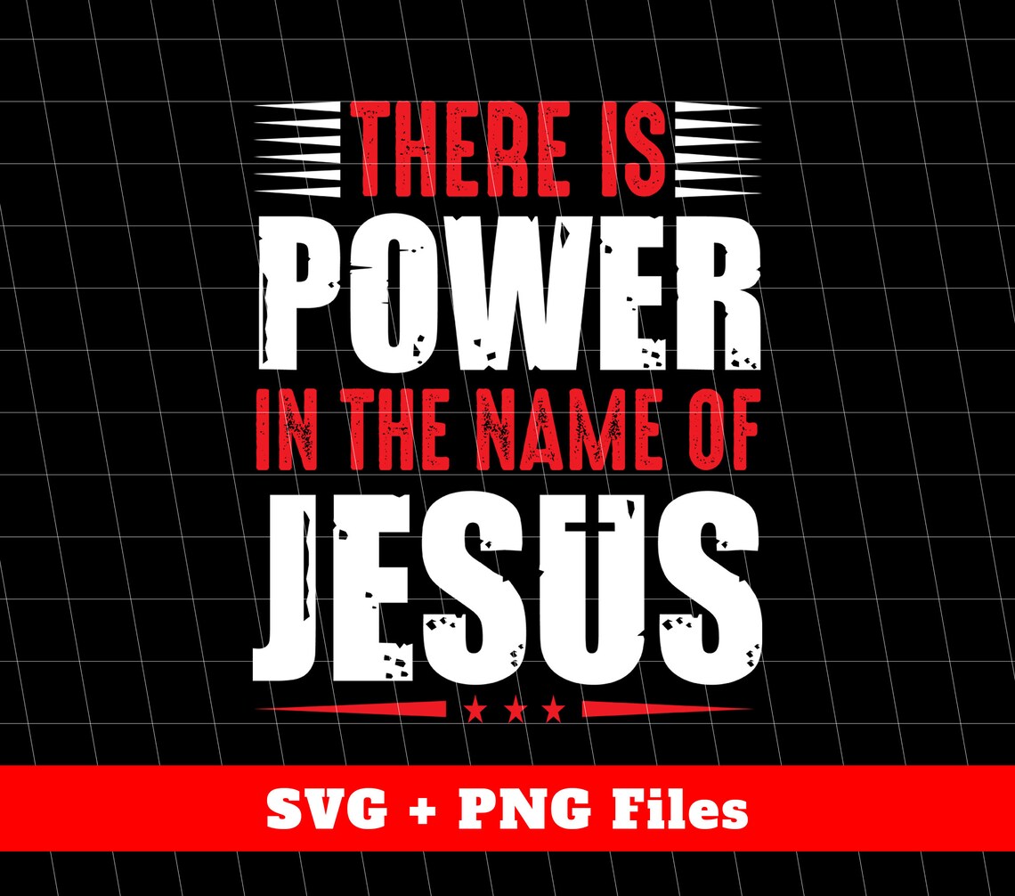Jesus Power Svg Pastor Design Svg Power in the Name of - Etsy