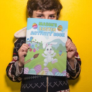 Custom Kids Easter Acitivty Book Personalized Activity Book With Child ...