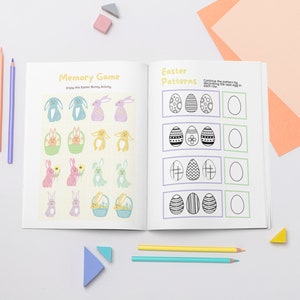 Custom Kids Easter Acitivty Book Personalized Activity Book With Child ...