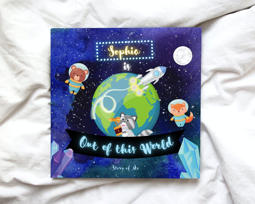 Personalized Kids Book Space Adventure With Child's Name Out of This ...
