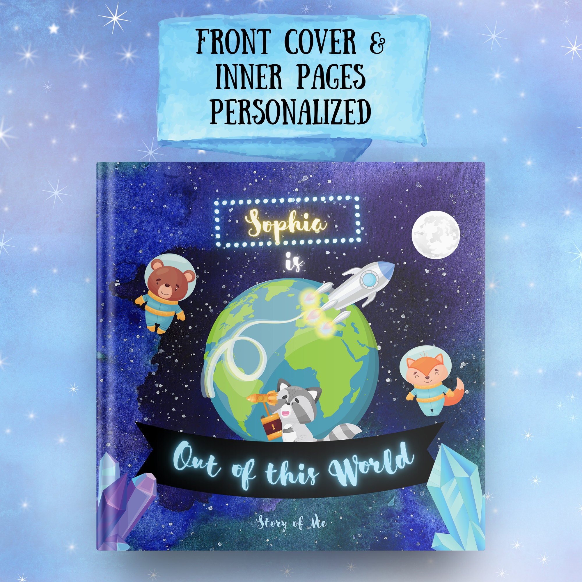 Out of This World A Personalized Space Adventure Christmas - Etsy