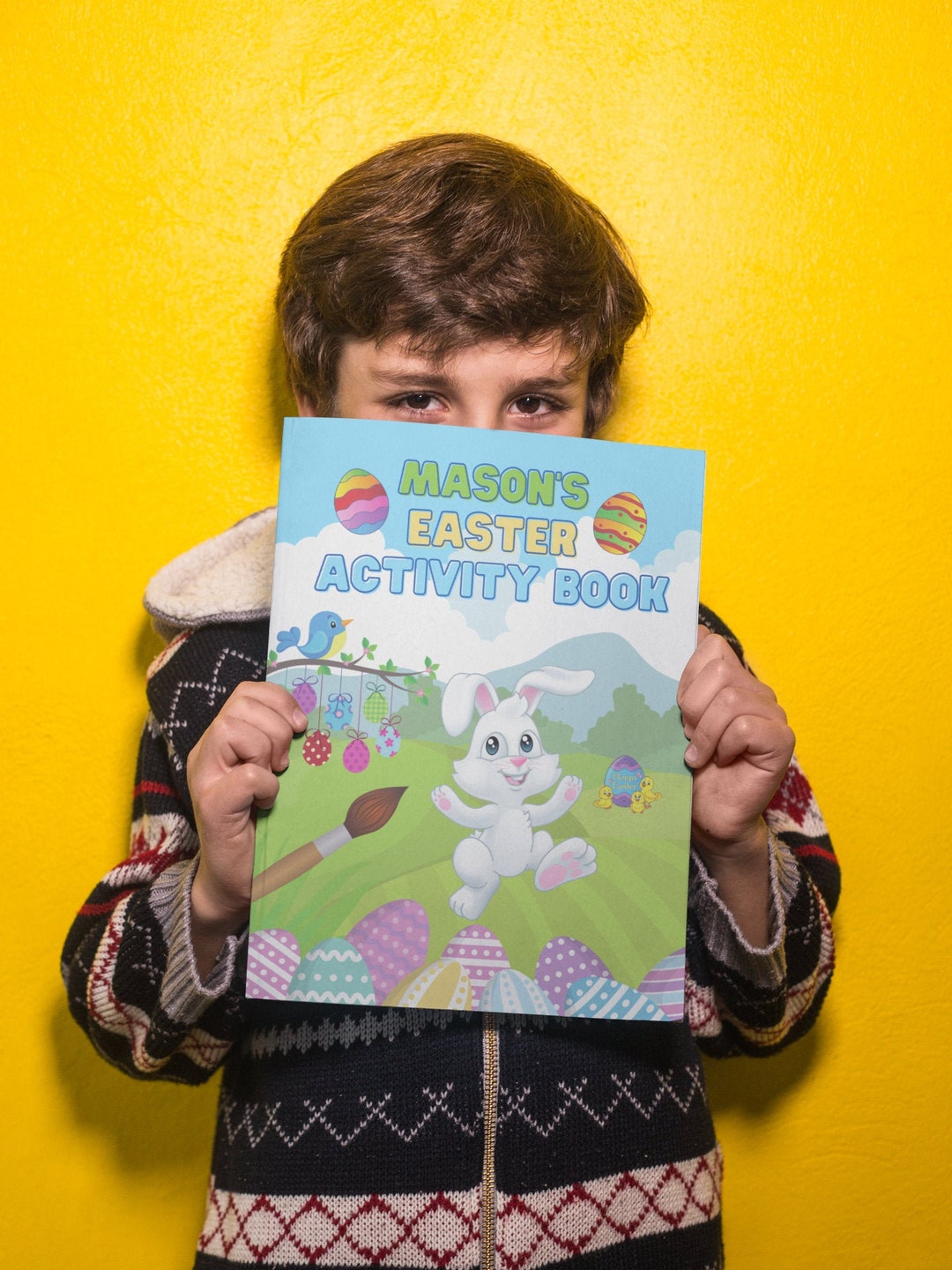 Custom Kids Easter Acitivty Book Personalized Activity Book With Child ...