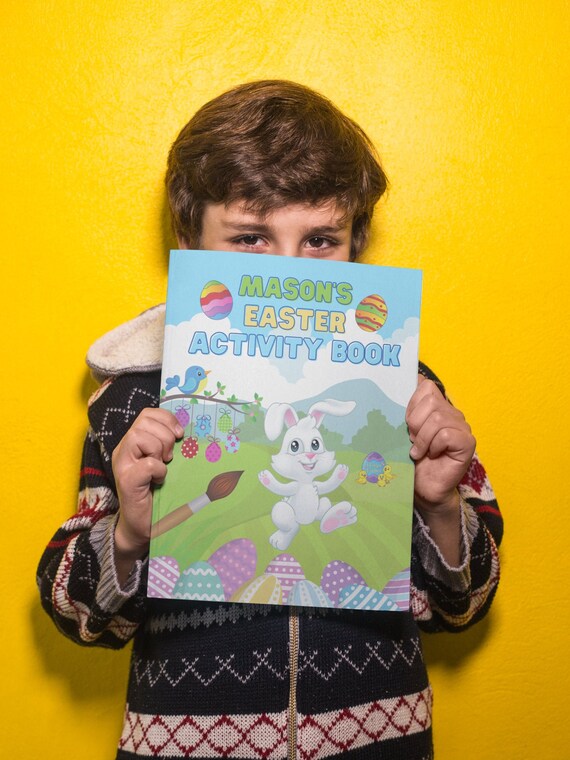 Custom Kids Easter Acitivty Book Personalized Activity Book - Etsy