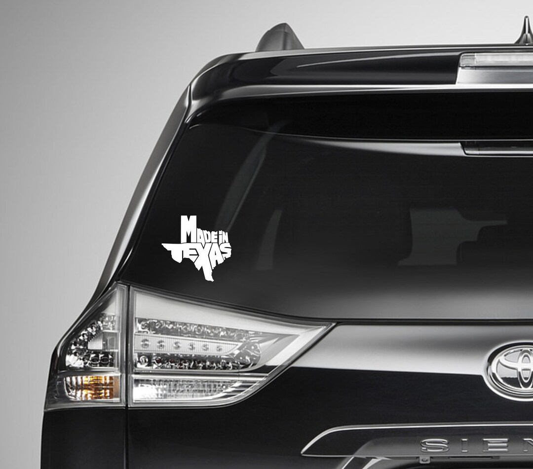 Made in Texas Decals•texas Pride Decal•texas Car Decal•texas Bumper ...