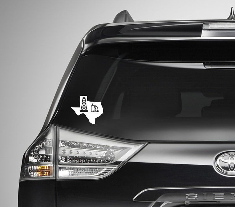 Texas Oil Field Decal•frac Decal•west Texas Oilfield•drilling Rig•oil ...