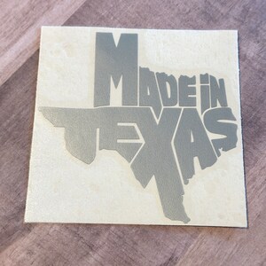 Made in Texas Decals•texas Pride Decal•texas Car Decal•texas Bumper ...