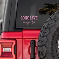 Cowgirl Boots Car Window Decal - Etsy