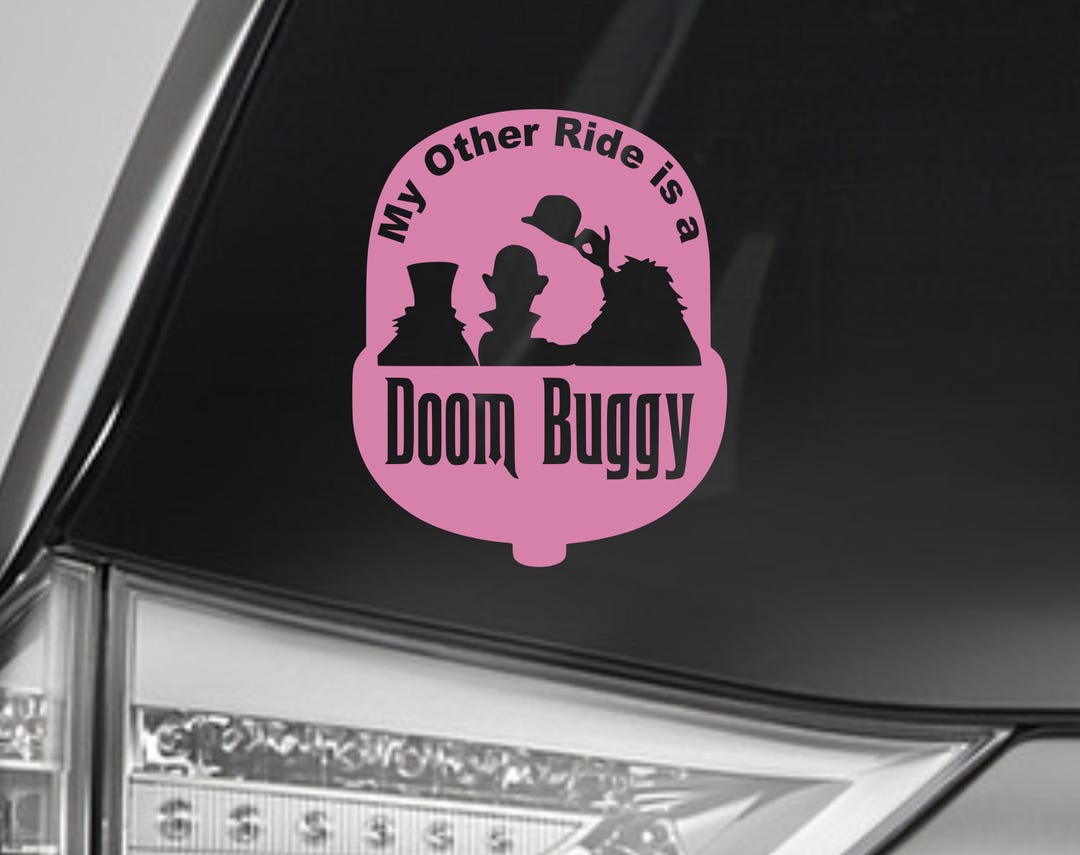 Haunted Mansion Car Decal•hitchhiking Ghost Decal•foolish Mortal Decal ...