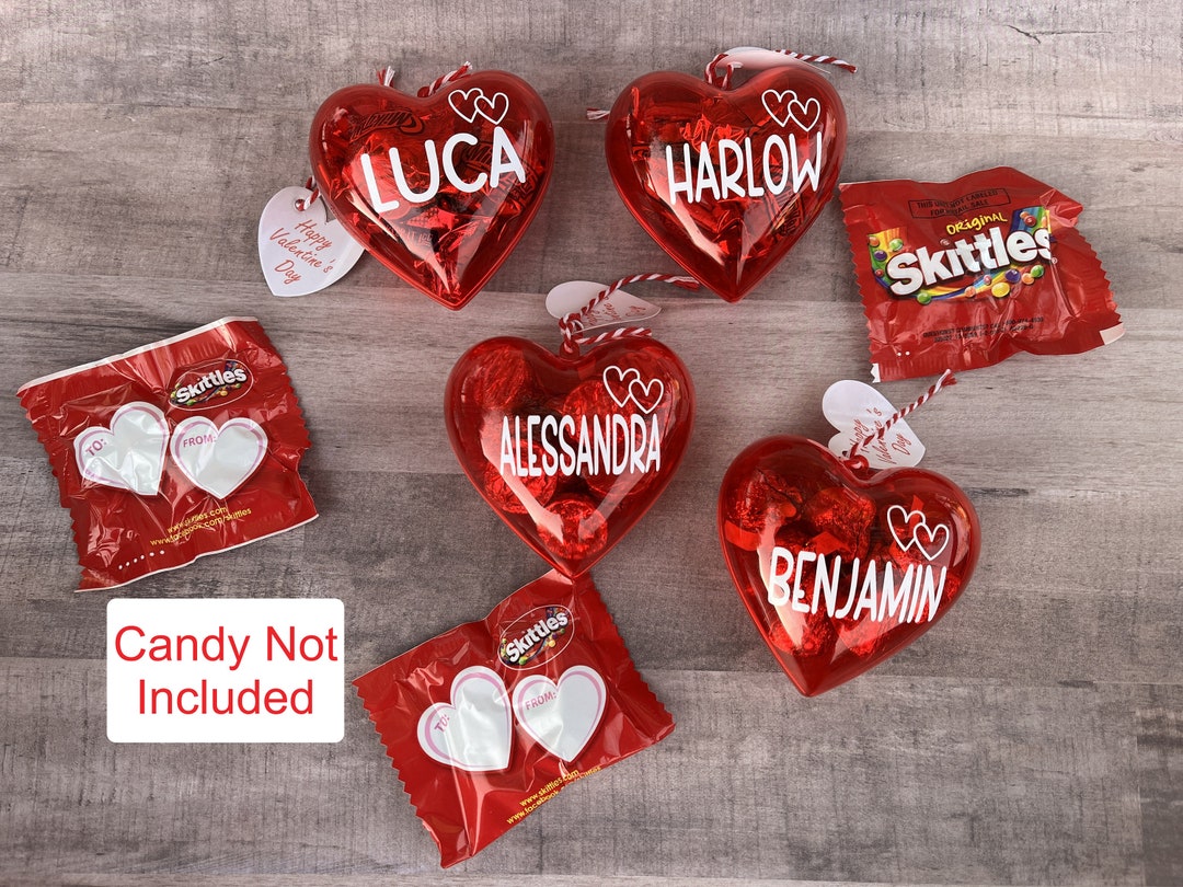 Kid Valentine Gift•valentine Candy Holder•valentine Treat Bag•valentine ...