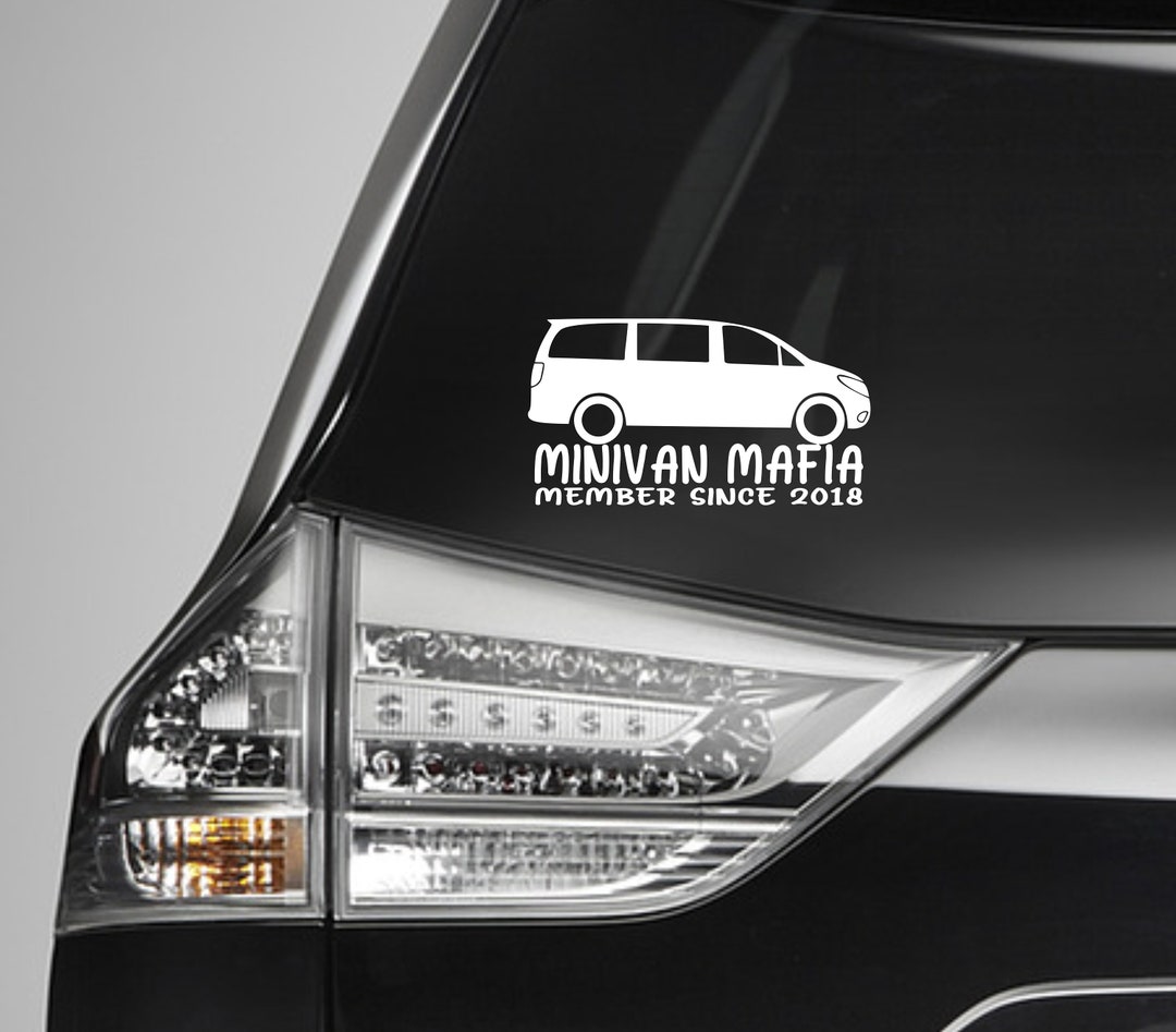 Minivan Mafia Decal•minivan Mom Decal•minivan Car Window Decal•cool Mom ...