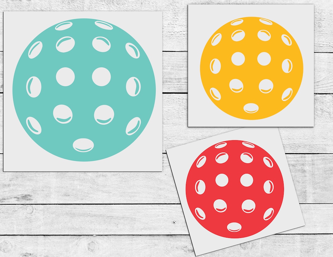 Pickleball Car Decal: Sports Vinyl Sticker•paddle Bumper Sticker - Etsy