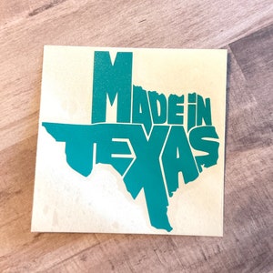 Made in Texas Decals•texas Pride Decal•texas Car Decal•texas Bumper ...