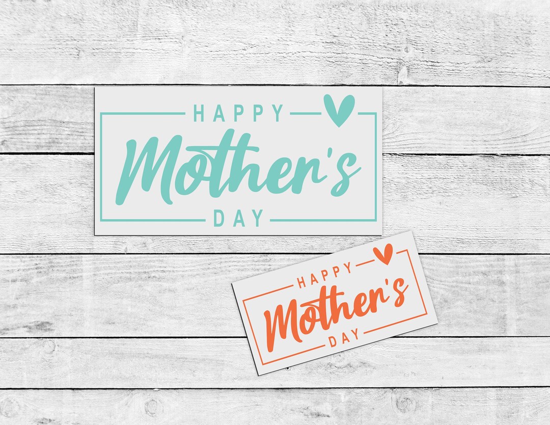 Mother's Day Decal Stickermom Decalgift Bag Decalsgift Basket Decalsmom ...