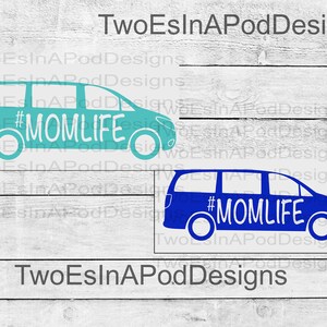 Mom Life Minivan Decal•minivan Driver:mom Life Decal•minivan Car Decal ...