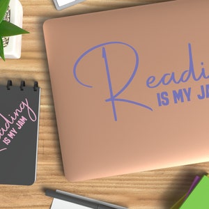 Reading is My Jam Decal•book Car Decal•book Vinyl Sticker•e-reader ...