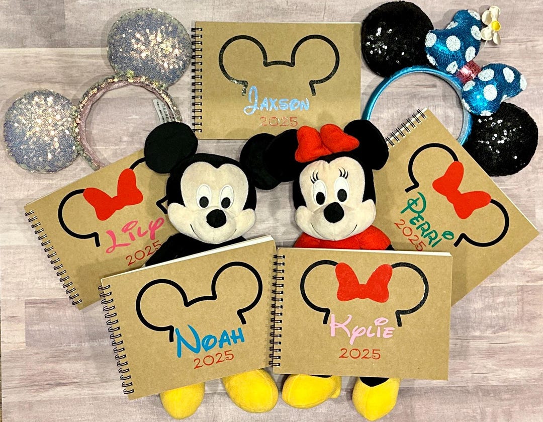 Personalized Autograph Book•disney Character Signatures•custom Girl/boy ...