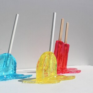 Twin Popsicle Double Stick Resin Melting Popsicle Plus 2 Sucker ...
