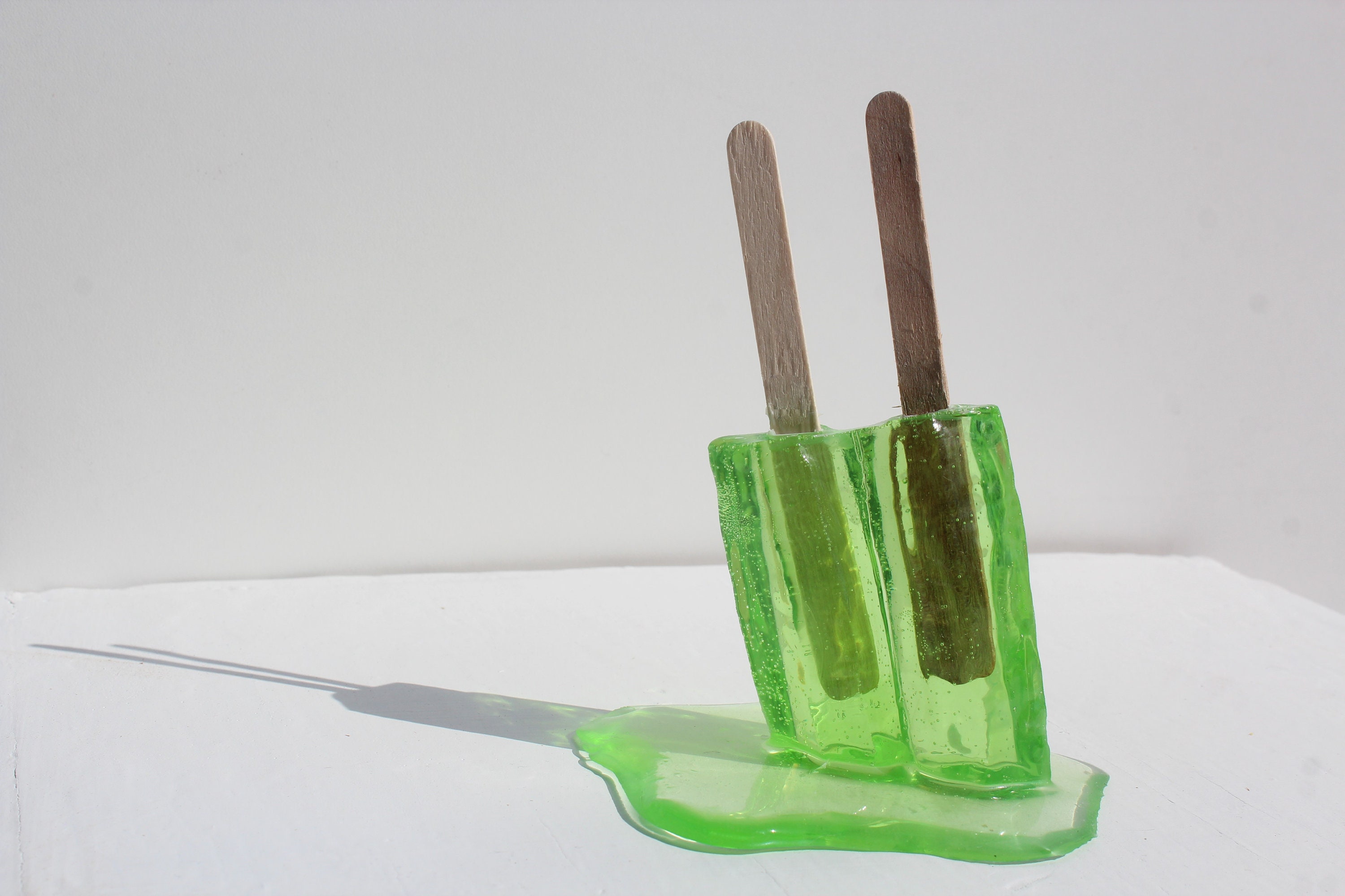 Resin Twin Popsicle Double Stick Melting Sucker Sculptures - Etsy