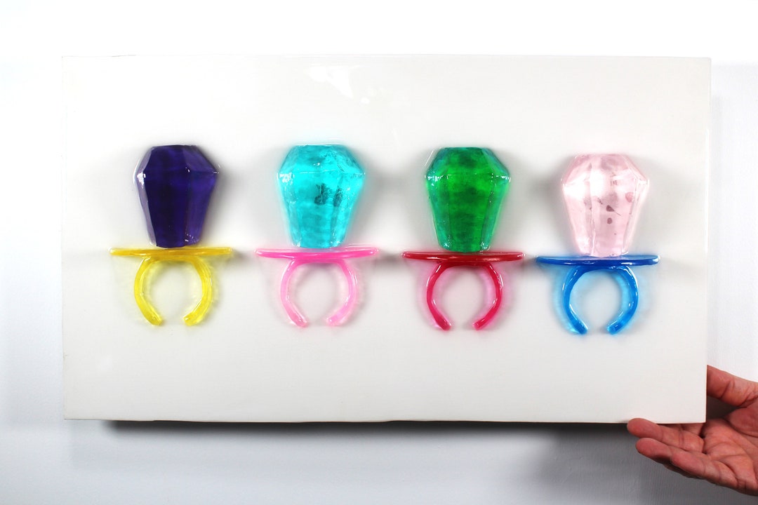 Giant Oversized Ring Pop Resin Sculpture 3D Wall Art Find Out More. - Etsy