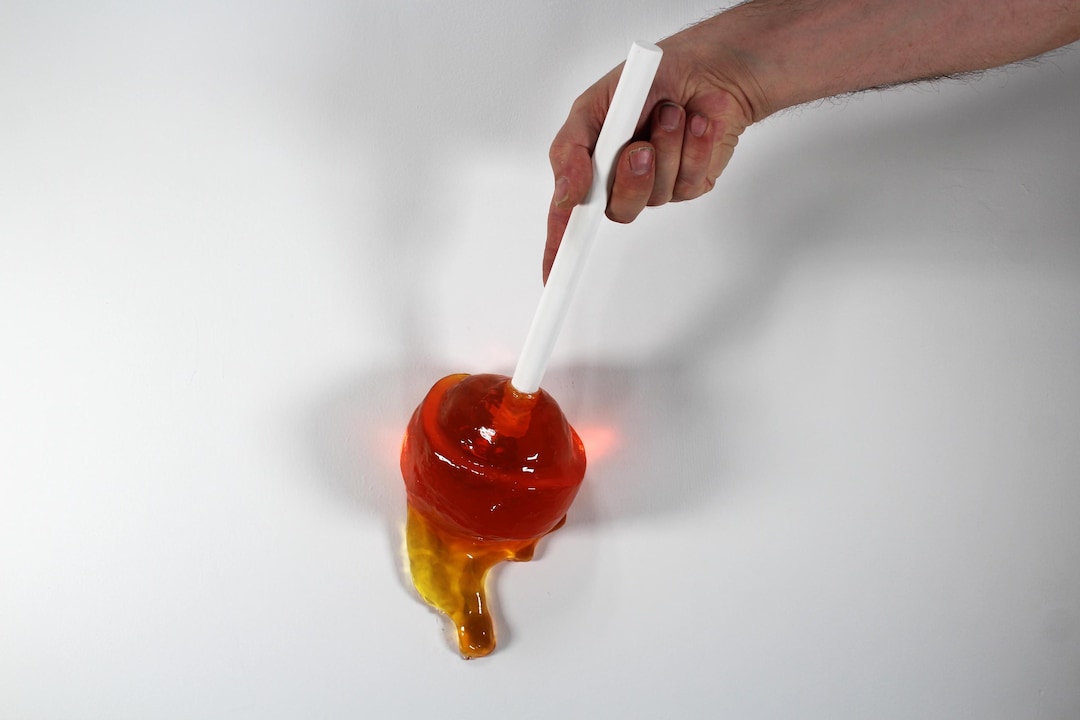 Giant Wall Blow Pop Lollypop Tootsie Pop Melting Down the Wall Citric ...