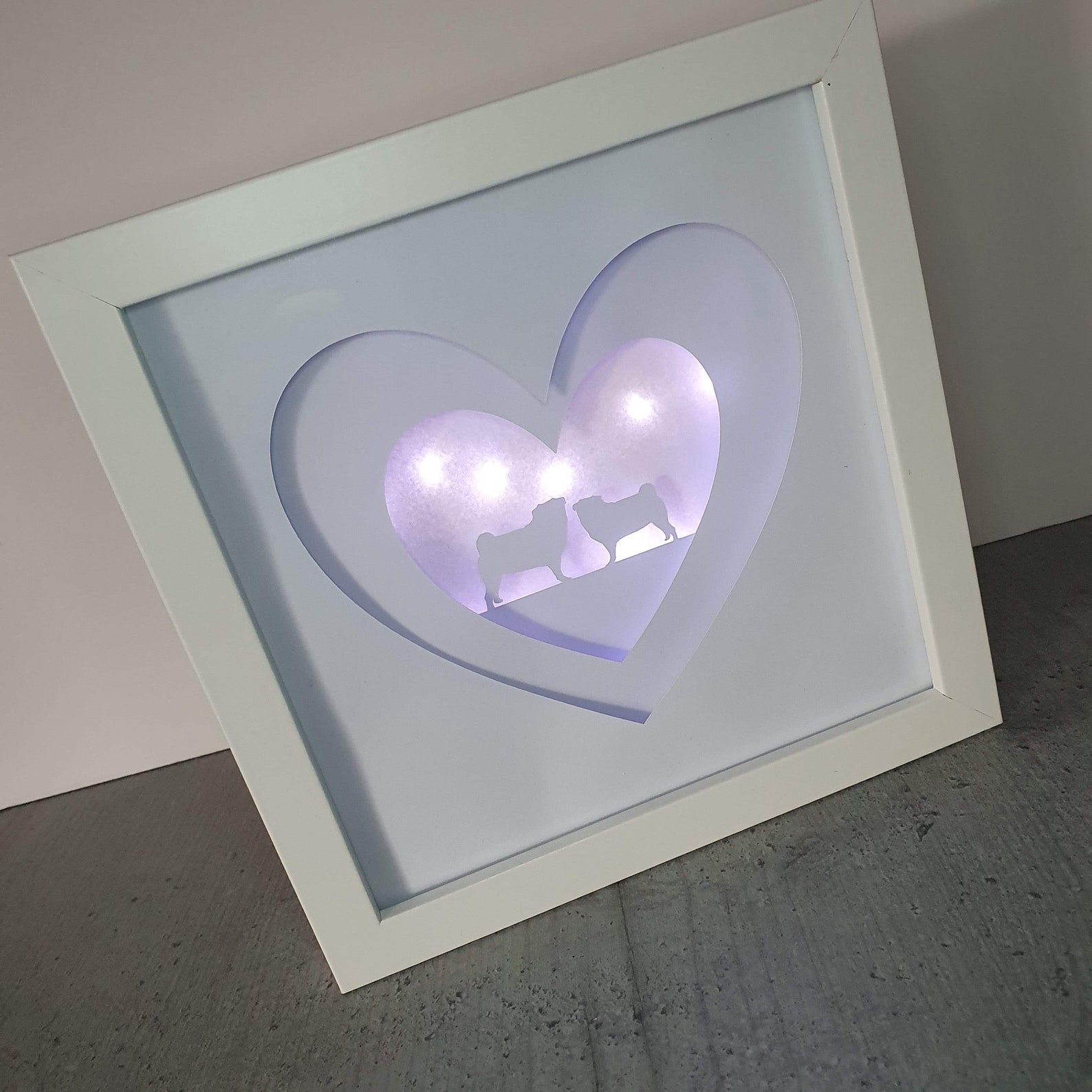 Custom Shadowbox with Lights | Etsy