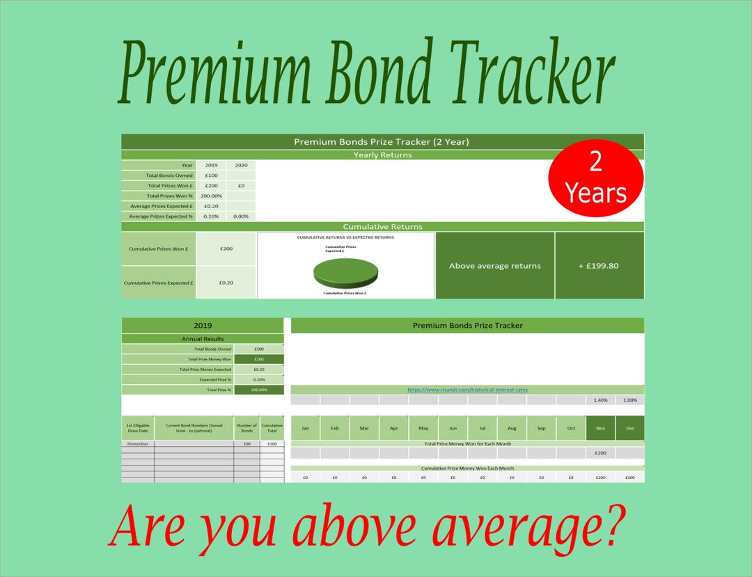 Premium Bonds Prize Checker (2yr), Track Your Premium Bonds Investment ...