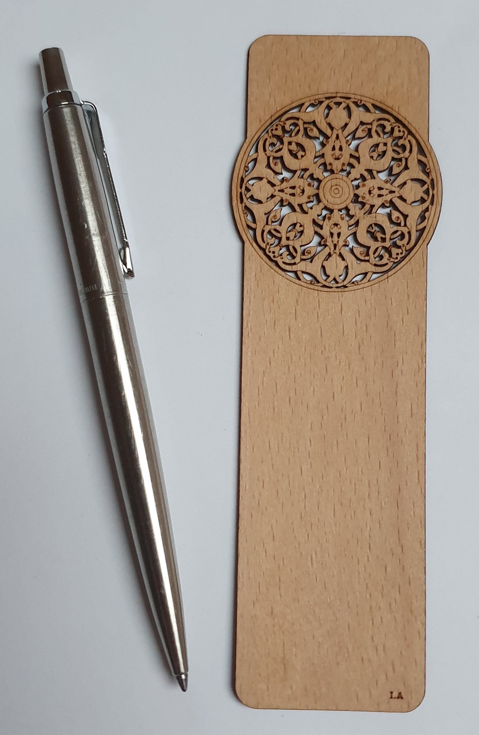 Beautiful Wooden Bookmark With a Classic Geometric Design Ethically ...