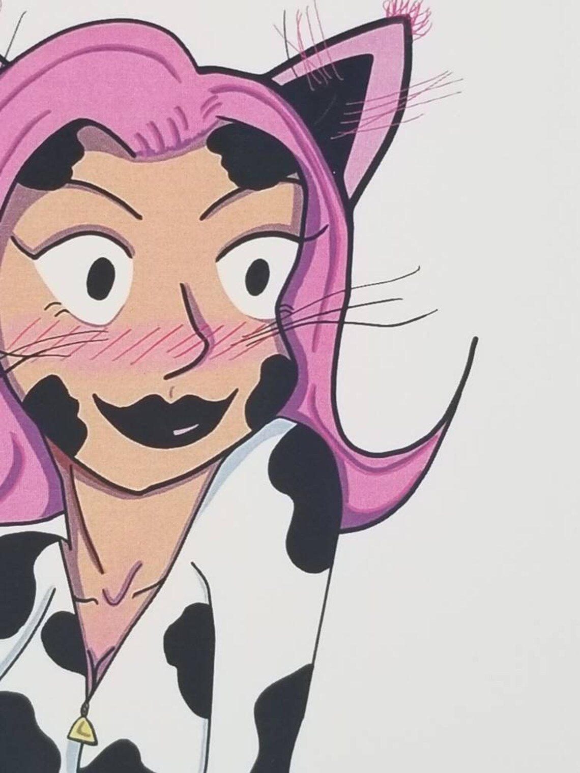 Doja Cat Animated portrait Art print Graphic design | Etsy