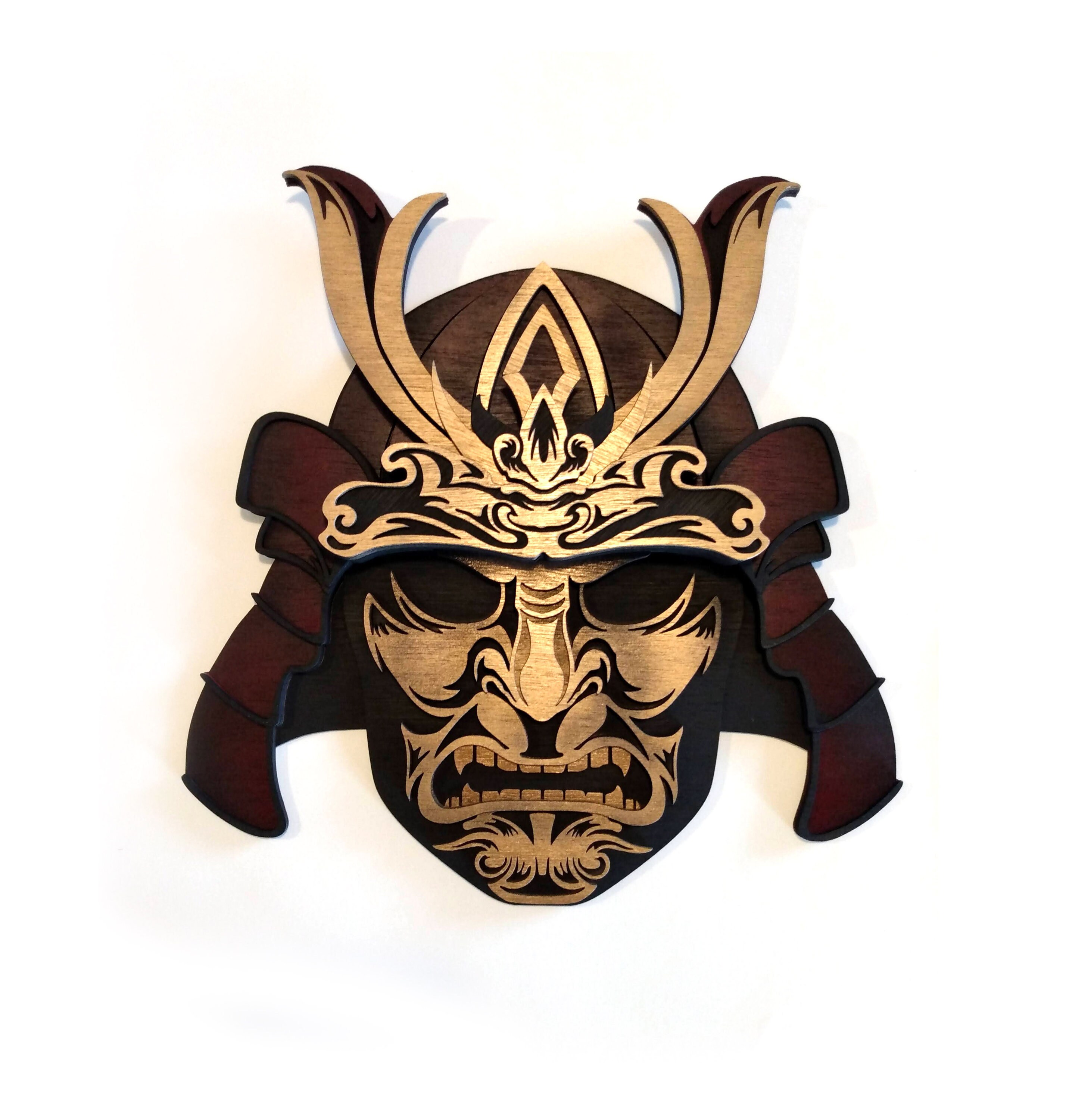 Samurai Helmet Mask Art Japanese Edo Period Kabuto Samurai Helmet And