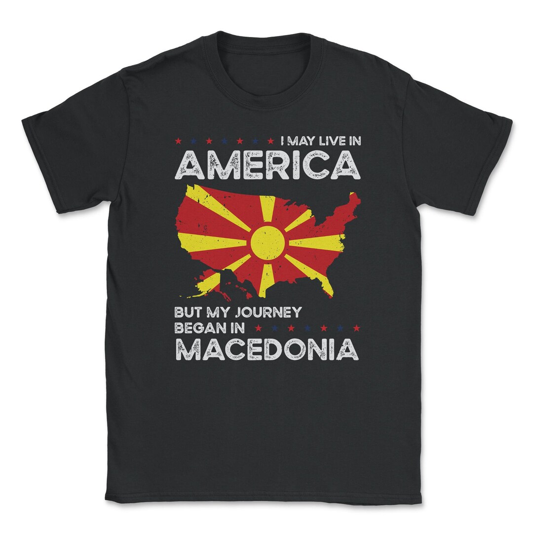 Macedonian American Patriot USA Grown Macedonia US Flag - Etsy