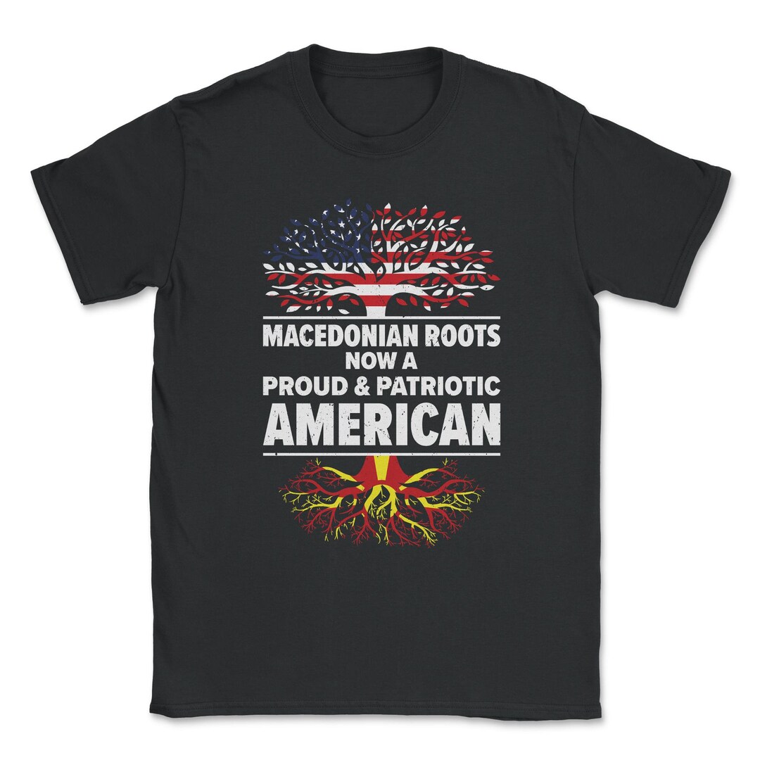 Macedonian American Patriot USA Grown Macedonia US Flag - Etsy