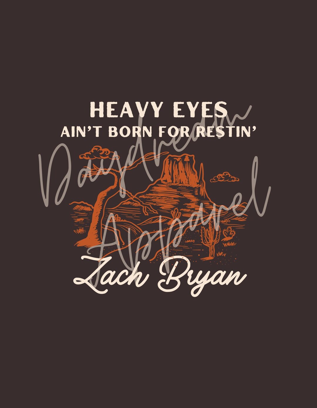 Zach Bryan Design SVG and PNG - Etsy Australia