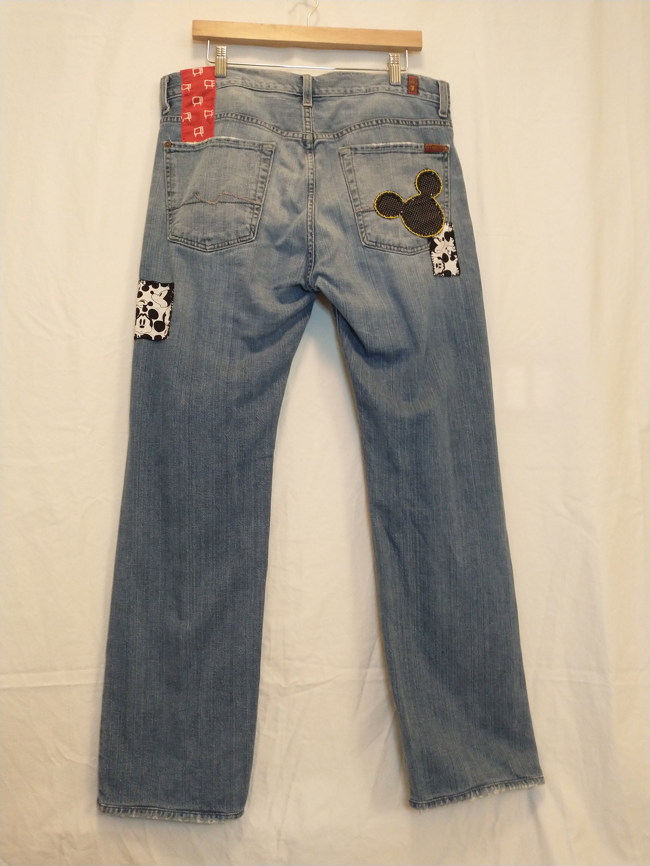 Disneybound, Mickey Mouse Jeans, Embellished Jeans, Disney Jeans ...