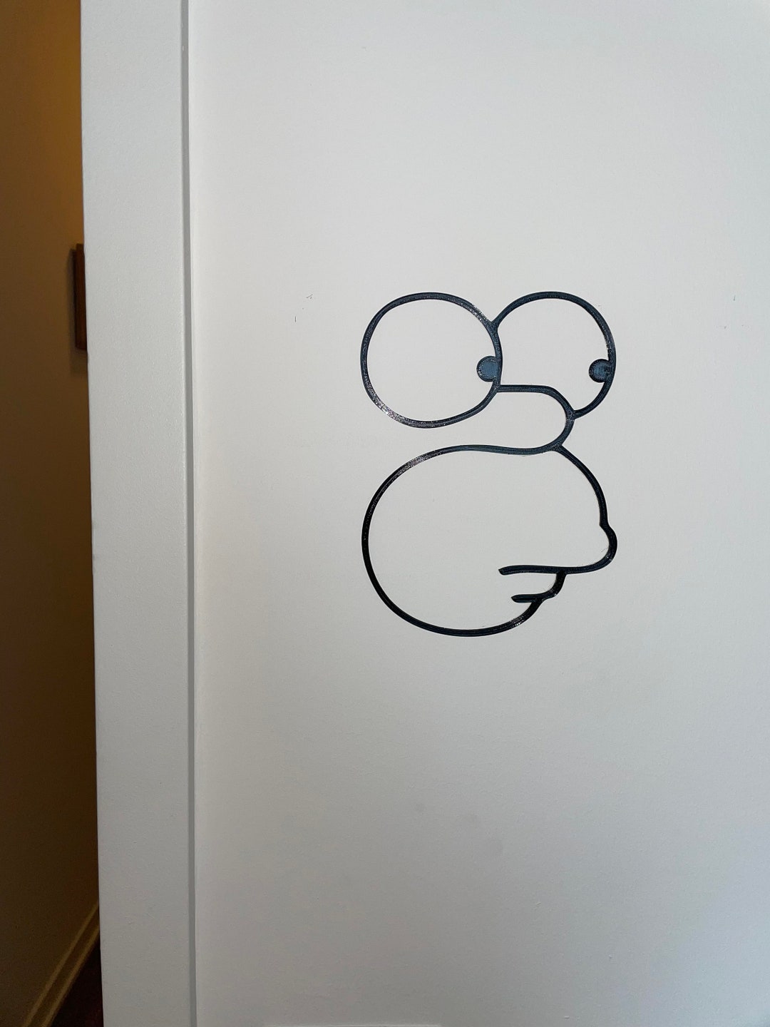 Homer Simpson Kitchen / Living / Bedroom / Nursery Hanging Wall Art ...