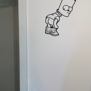 Bart Simpson Kitchen / Living / Bedroom / Nursery Hanging Wall Art ...