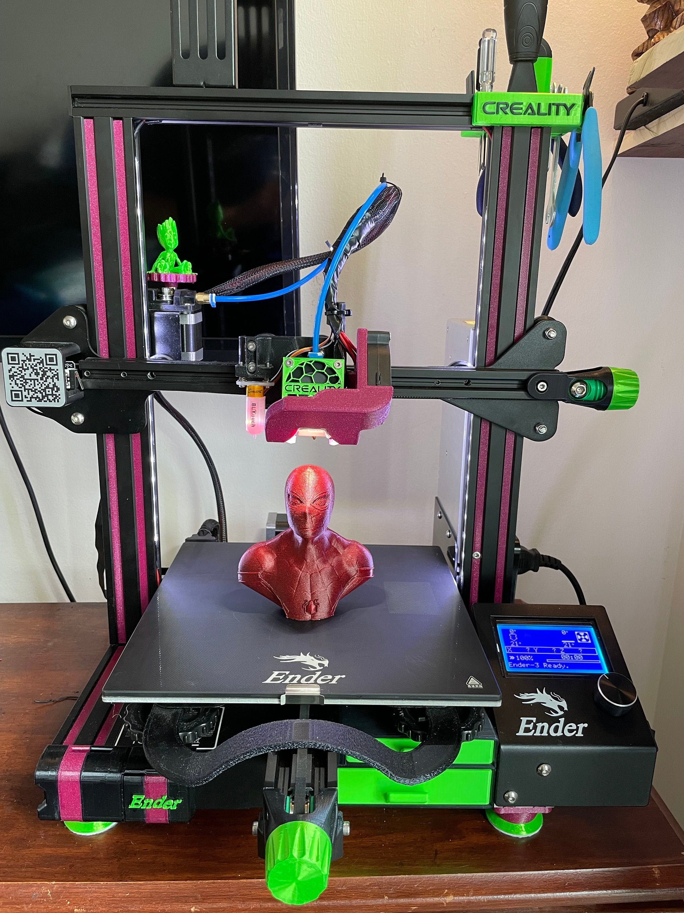 Ender 3 / 3 Pro LED Light Kit Z Bars and Hotend Light W/ On/off Switch ...