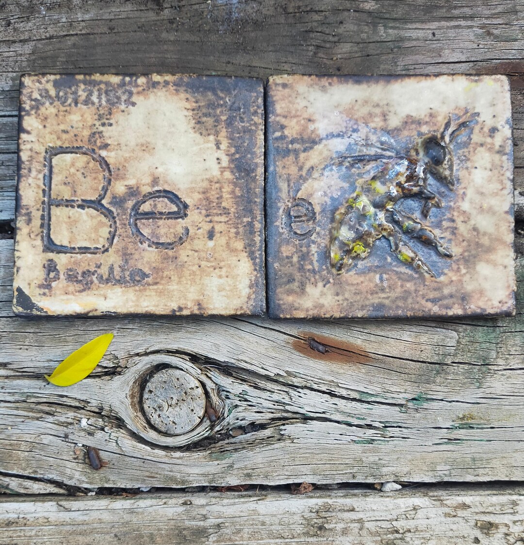 BEE . Ceramic Mural of the Periodic Table and Bee. Ceramic Wall Art ...