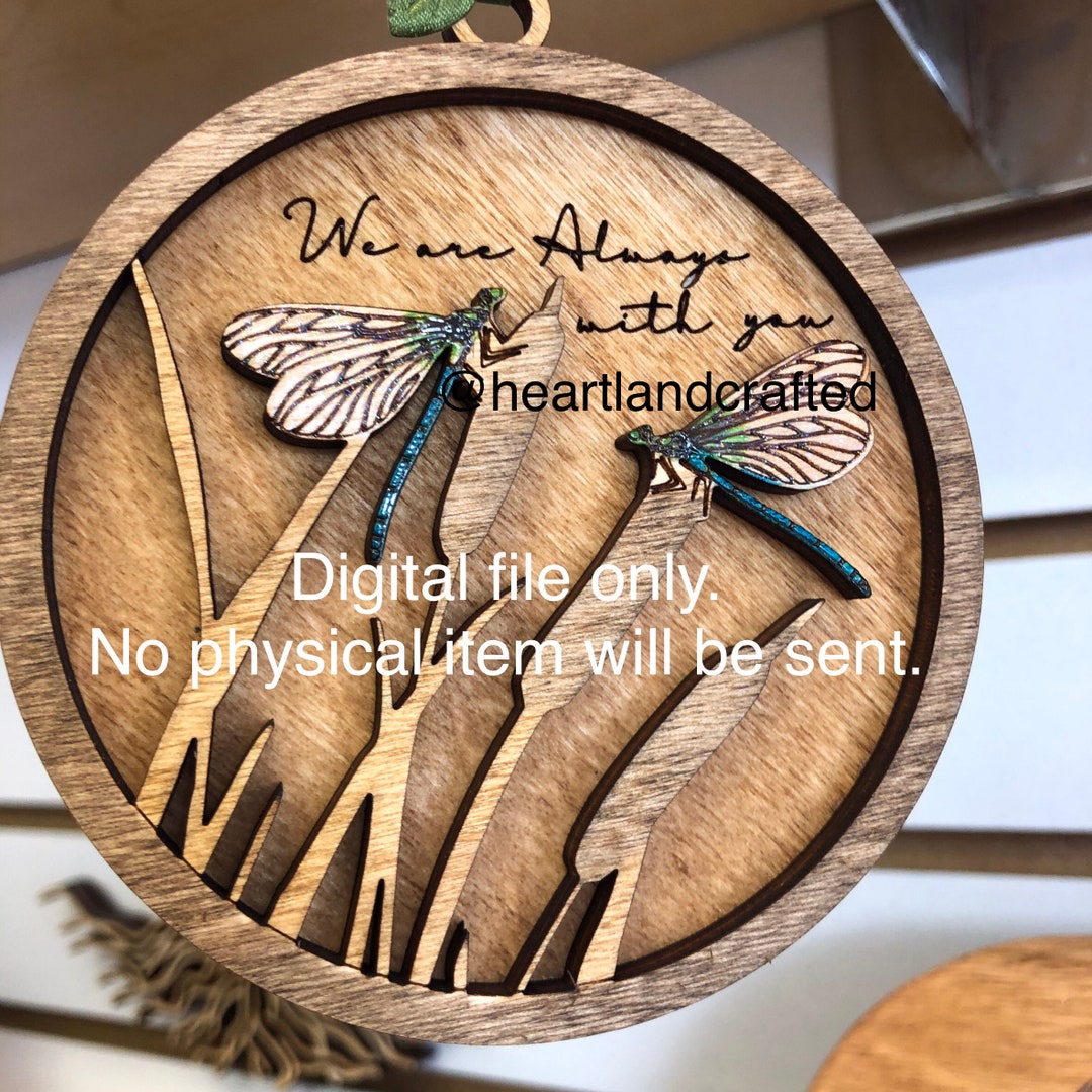 Double Dragonfly Keepsake *** SVG Only - Etsy