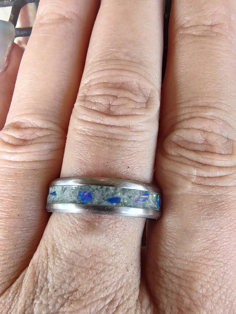 Glow Powder Opal Rings - Etsy