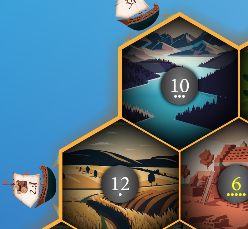 Custom Gamesheet Settlers of Catan Compatible. POSTER SERIES - Etsy