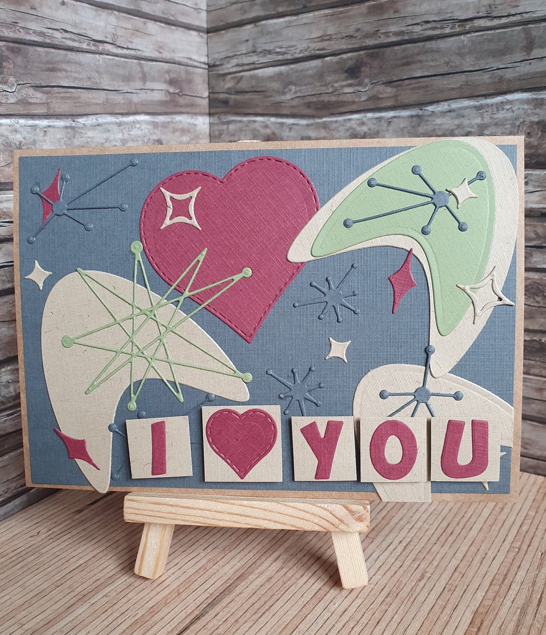 Love Card Atoms, Astromonia, Nerd Card, Science, Valentine's Day - Etsy
