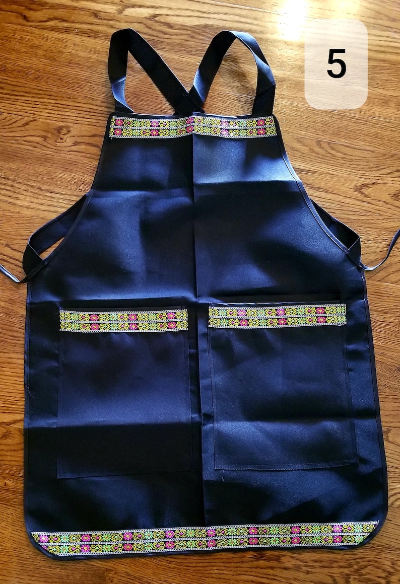 Apron With Hmong Inspired Trim - Etsy