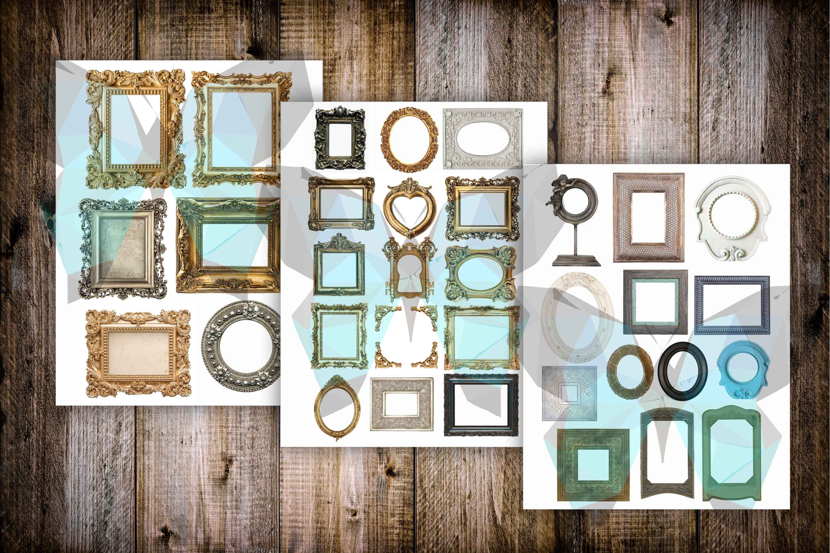 Printable Digital Frame, Vintage Frames, Shabby Vintage, Antique ...