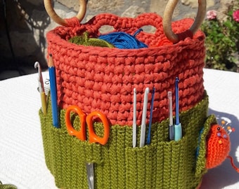 Organizer Caddy PDF Crochet Pattern ONLY Organization - Etsy
