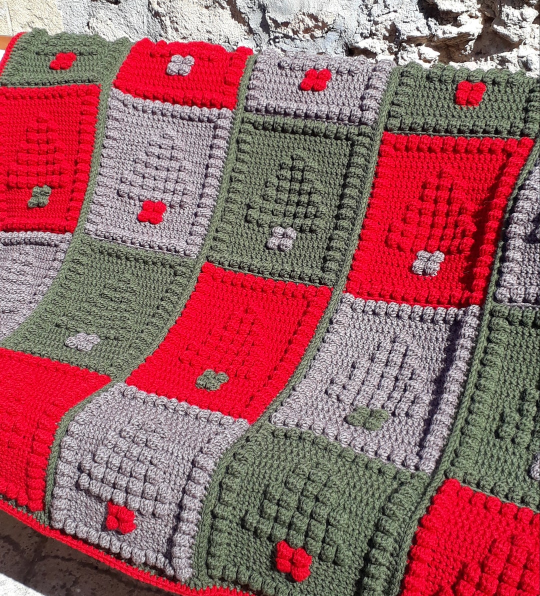 Christmas Tree Throw Crochet Pattern - Etsy