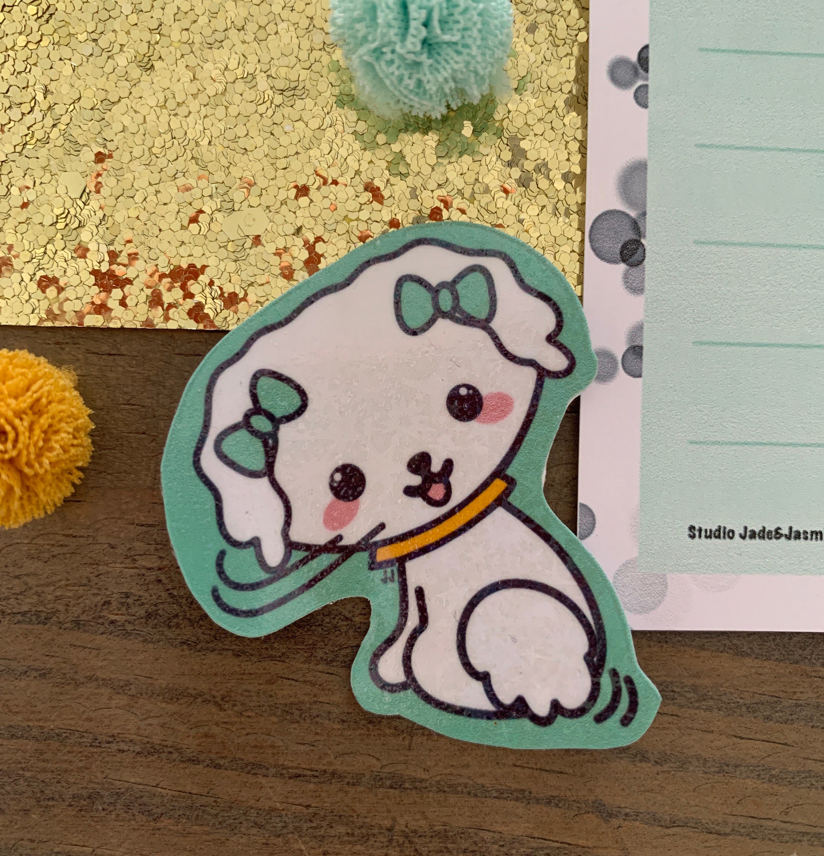 Hé Jade HOLOGRAPHIC Die Cut Sticker Kawaii Cute Stickers - Etsy