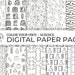 Color Your Own Science Digital Paper Back to School - Etsy