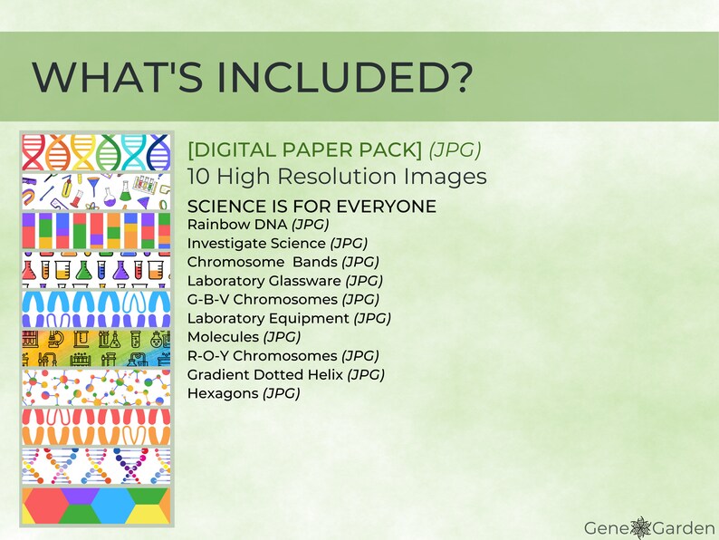 Science is for Everyone Rainbow Digital Paper Back to - Etsy